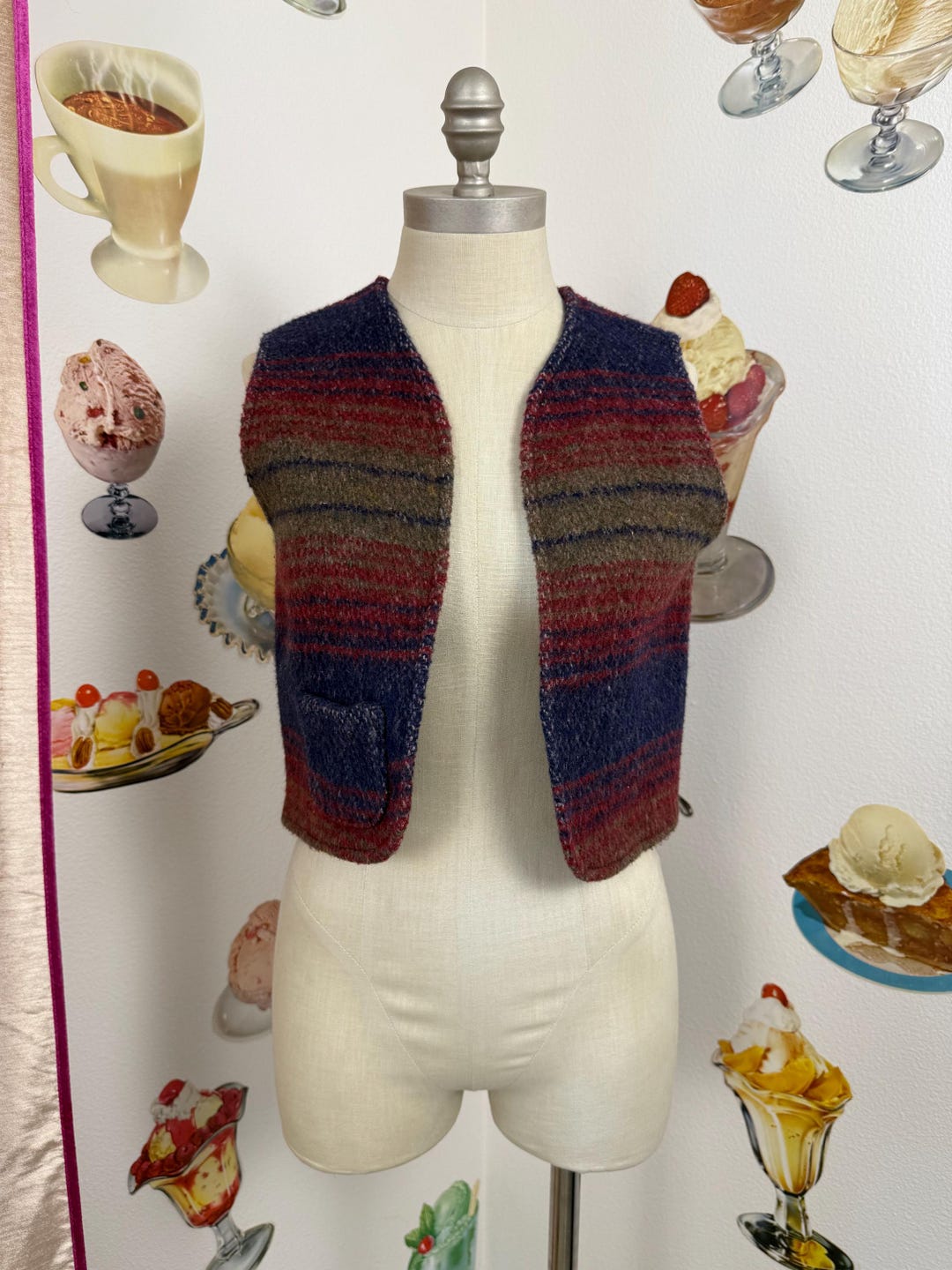 Vintage Rare 60s | Cathy Accessories 1000 Oaks | Single Pocket Vest ...