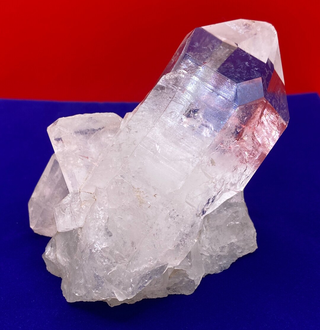 Beautiful AA Brazilian Point Self Healed Quartz Crystal in Cluster ...