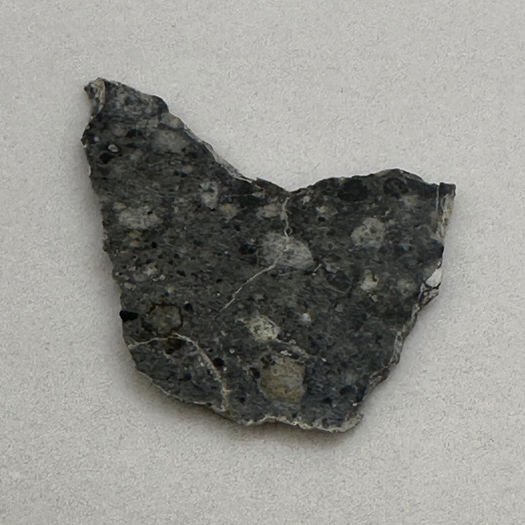 NWA 15373 Moon/lunar Meteorite Slice, Feldspathic Breccia, Moon ...