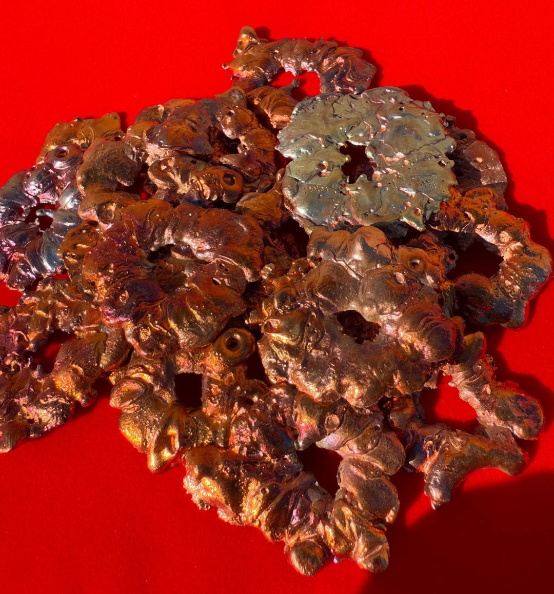 Arizona Splash Copper Florets, Available in Four Sizes, Copper Florets ...