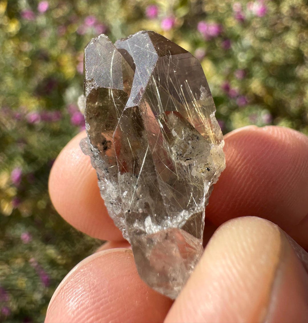 Rare Twin Golden Rutilated Quartz, Brazilian Rutilated Quartz Crystal ...