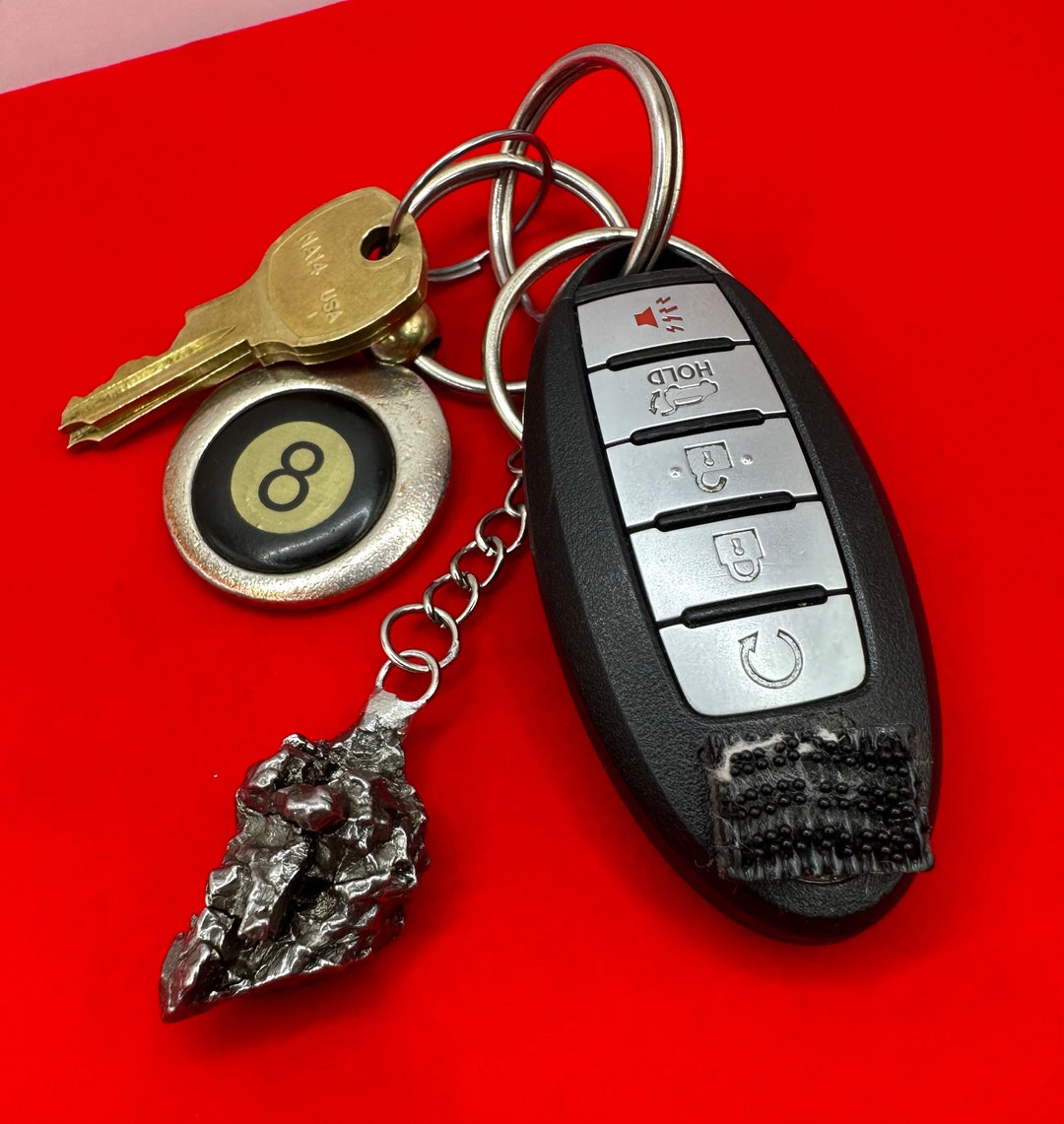 Rare Genuine Meteorite Campo Del Cielo Keychain 24.24 Grams, Handmade ...
