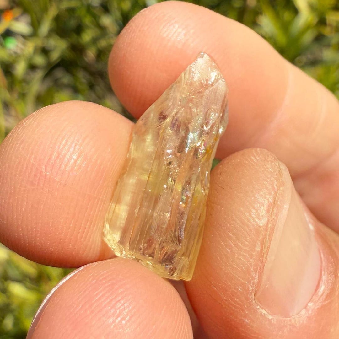 Natural Heliodor Crystal 1.70g/8.5ct, Brazilian Golden Beryl, Raw ...