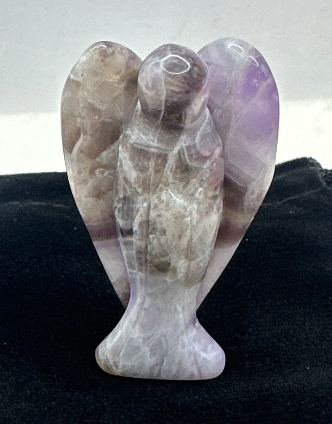 Amethyst Angel, Pocket Stone, Protection Stone, Guardian Angel ...