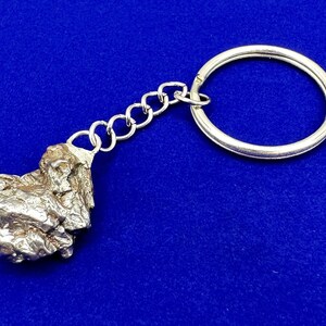 Rare Genuine Meteorite Campo Del Cielo Keychain 22.12 Grams, Handmade ...