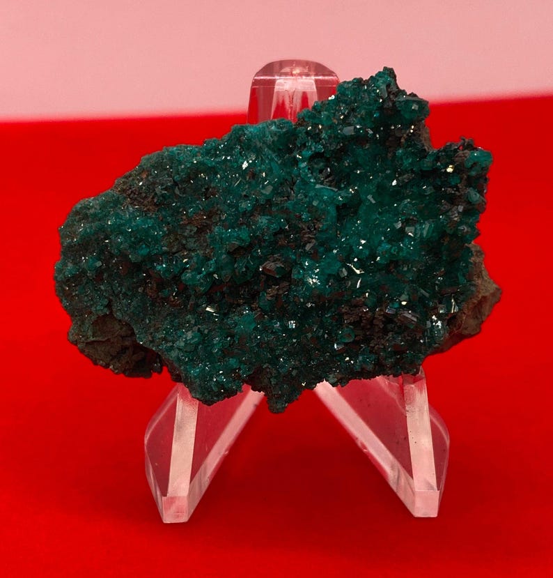 Emerald Green Dioptase Crystal, Congo Mineral Specimen (14.31 Grams) - Etsy