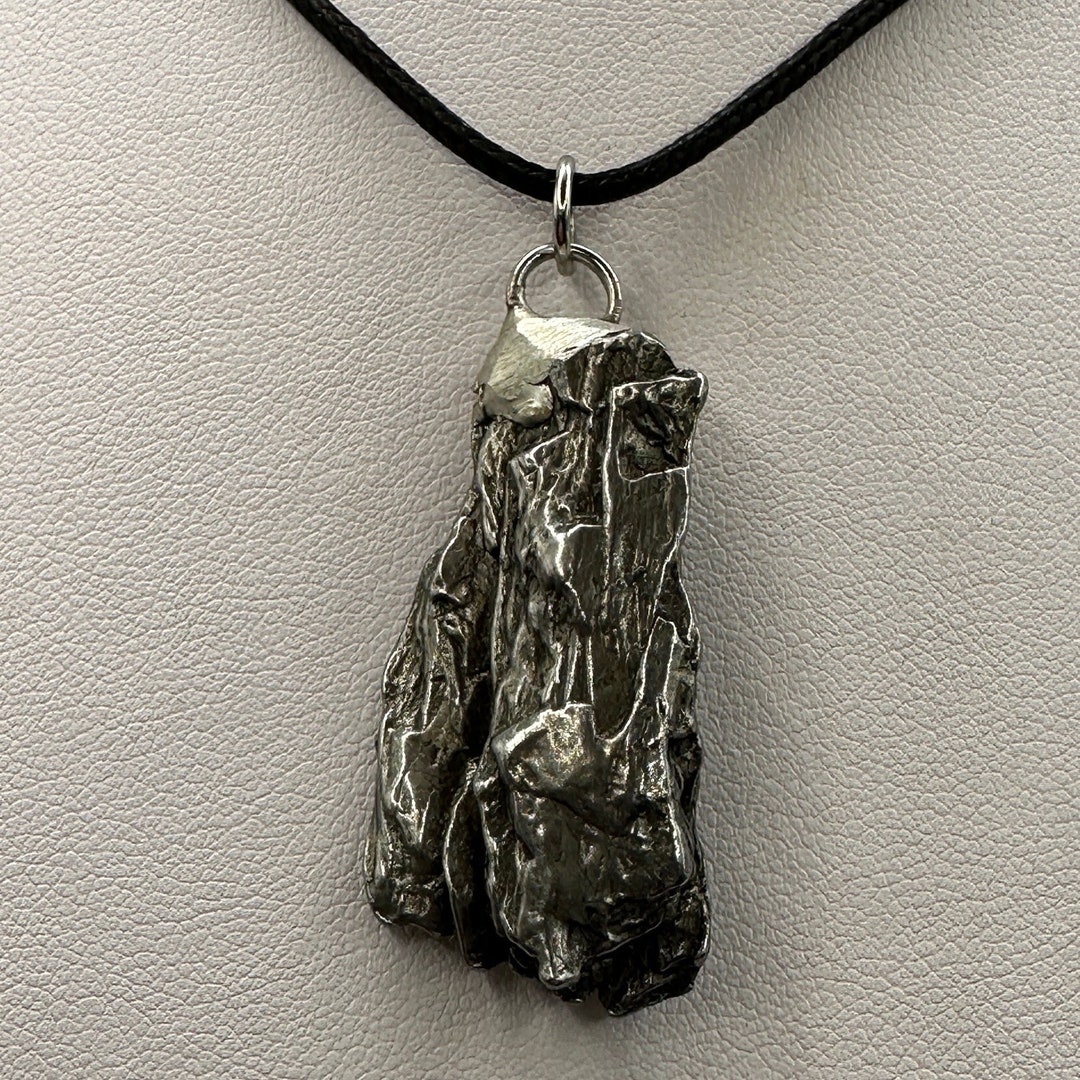 Beautiful Meteorite Campo Del Cielo Pendant 17.76 Grams, Astronomy Gift ...