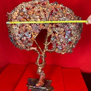 Beautiful Large Splash Copper Oak Tree Sculpture, Copper Art, Arizona ...