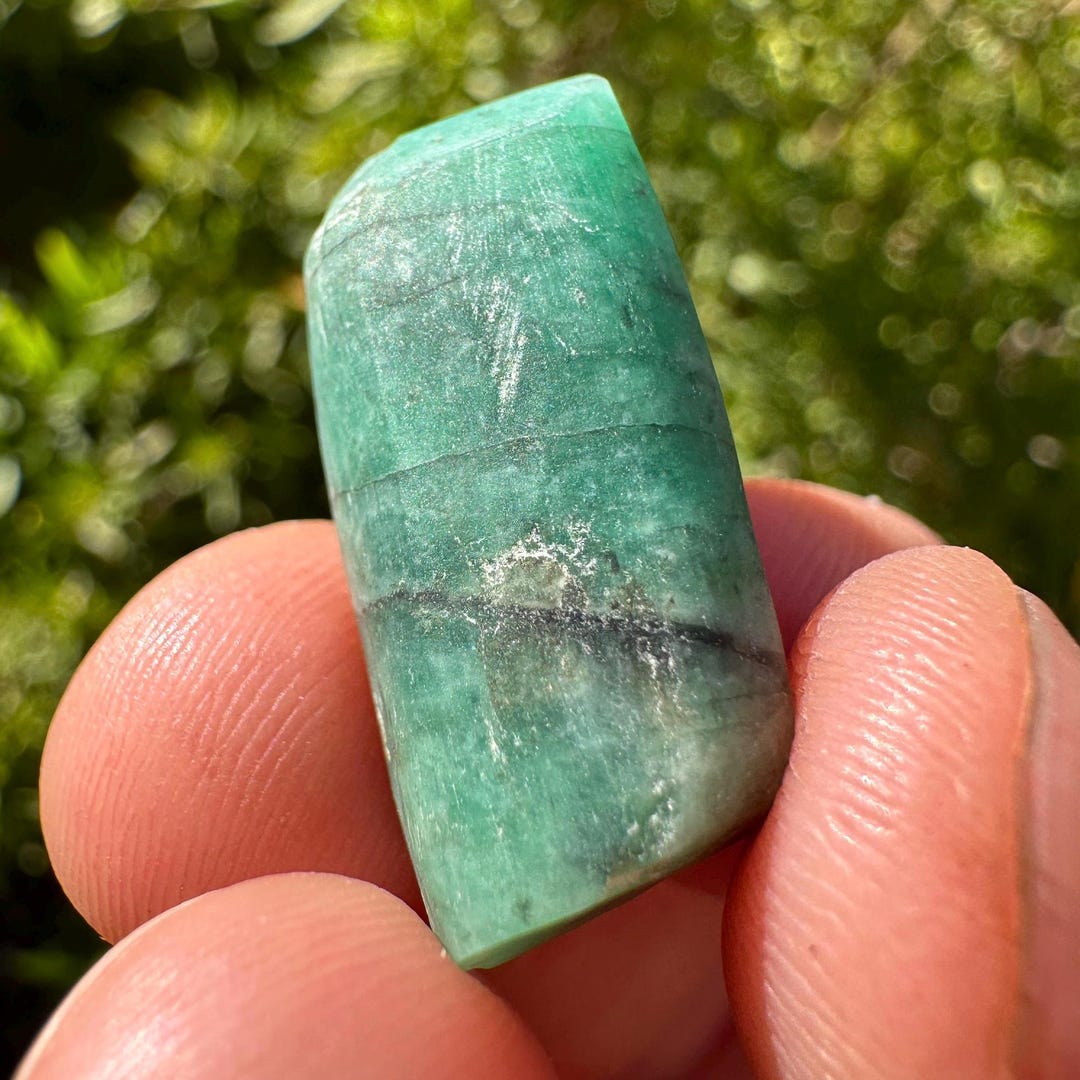 Polished Rough Emerald, Emerald Stone, Authentic Emerald, Brazilian ...