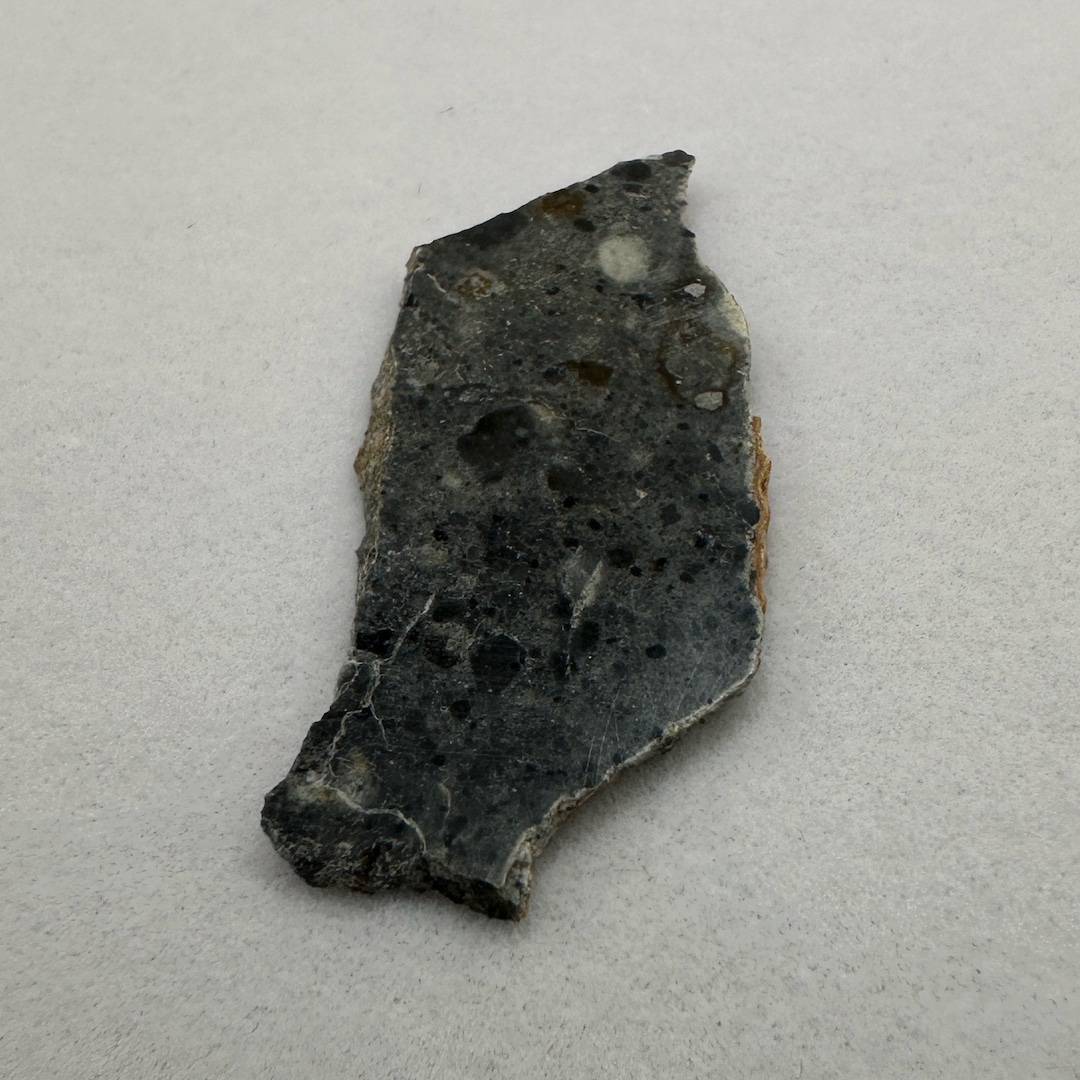 NWA 15373 Moon/lunar Meteorite Slice, Feldspathic Breccia, Moon ...
