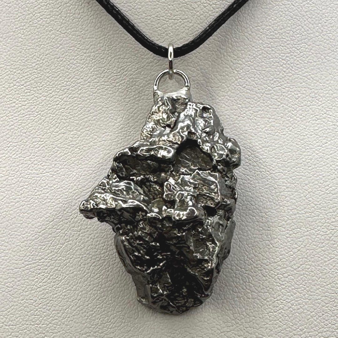 Beautiful Meteorite Campo Del Cielo Pendant 38.00 Grams, Astronomy Gift ...