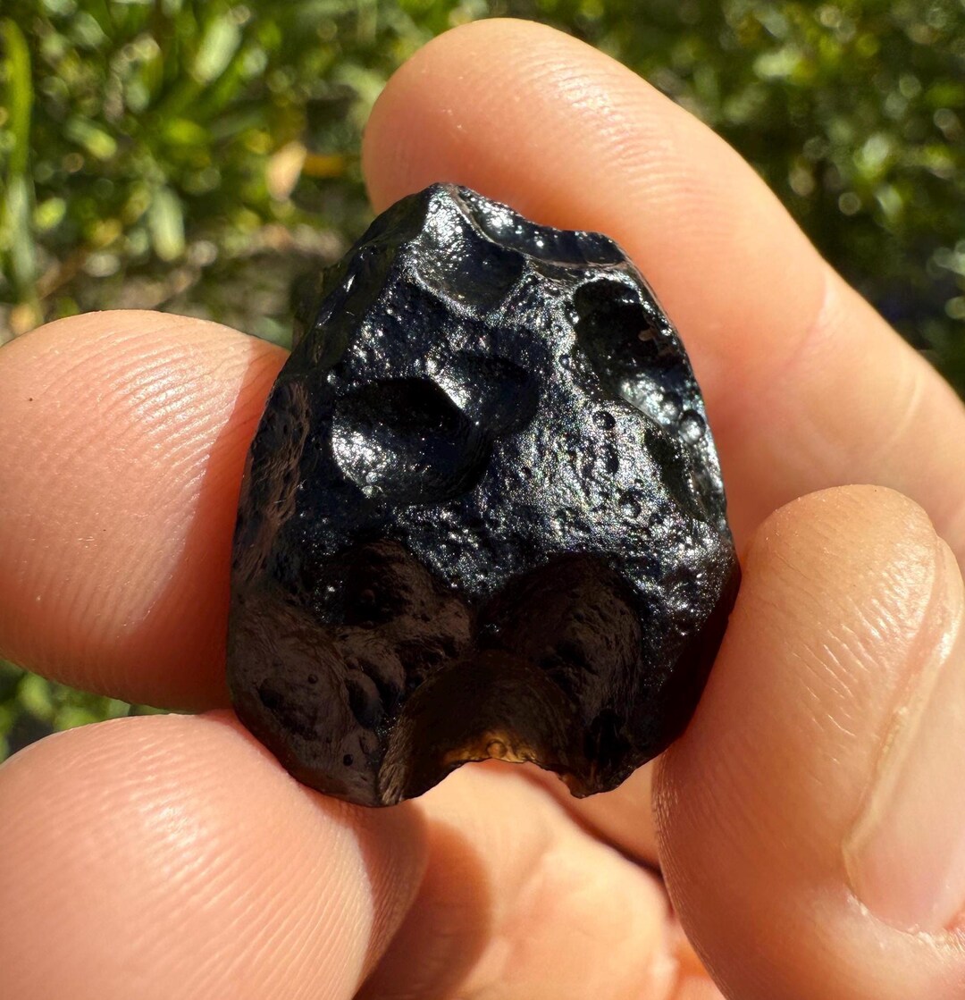 Indochinite Tektite: Indonesian Impactite Rock, Energy Work Stone, 10. ...