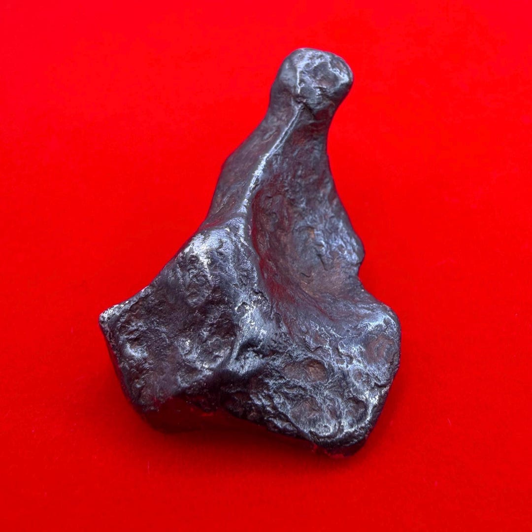 Agoudal Iron Meteorite Specimen: IIAB Hexahedrite, Morocco, 10.41g - Etsy