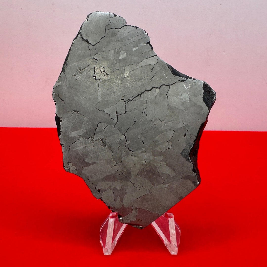 Canyon Diablo Etched Slice, Polished Meteorite Slice, Astronomy Gift ...