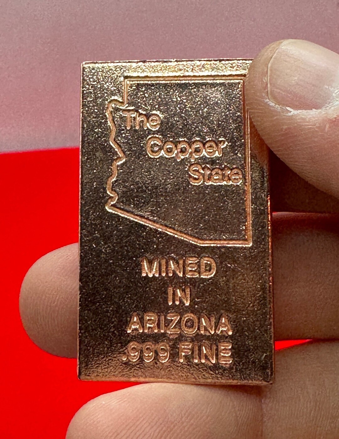 Beautiful Arizona .999 Fine Copper Bar, Globe Arizona Copper, Arizona ...