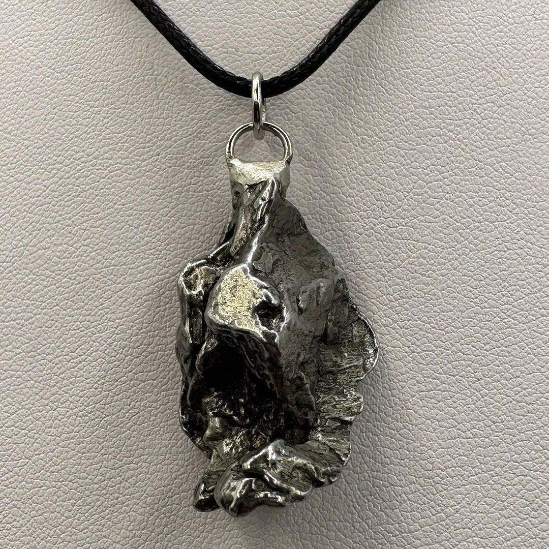 Beautiful Meteorite Campo Del Cielo Pendant 18.86 Grams, Astronomy Gift ...