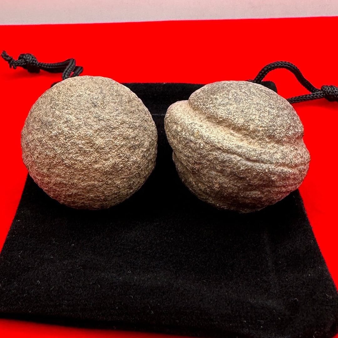 Rare and Unique Moqui Marbles, Pair of Stones, Shaman Stones, Southern Utah, Thunder Stones ...