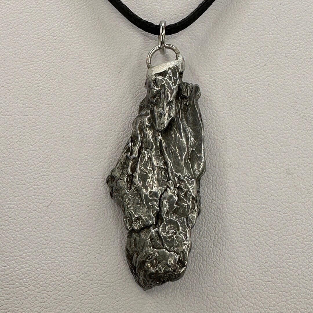 Beautiful Meteorite Campo Del Cielo Pendant, Astronomy Gift, Iron ...