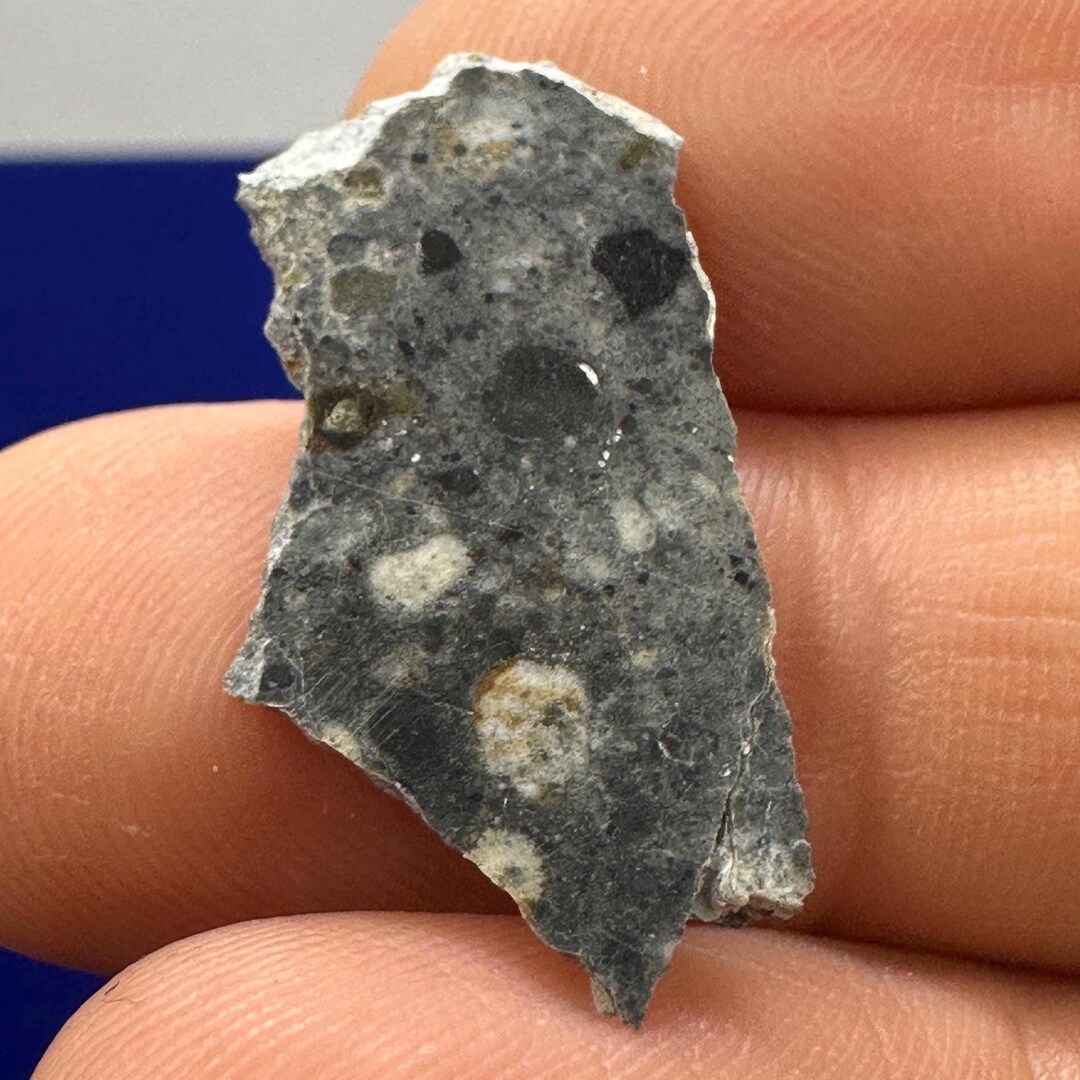 NWA 15373 Moon/lunar Meteorite Slice, Feldspathic Breccia, Moon ...