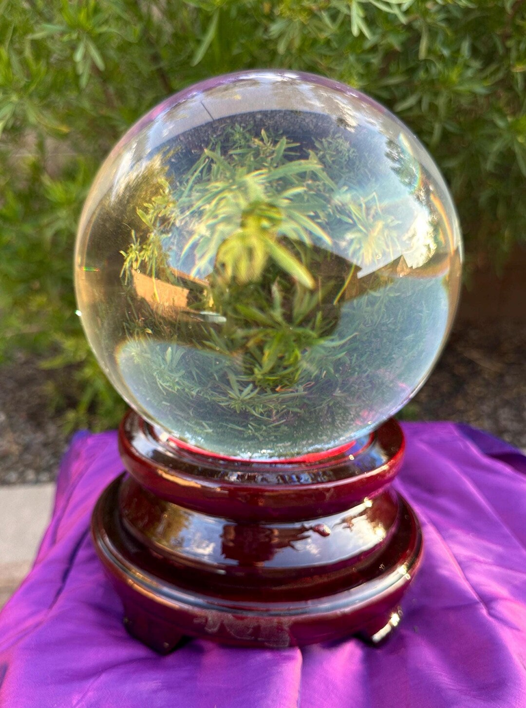 Large Crystal Ball, Divination, Crystal Sphere, Spititual Tool, Crystal ...