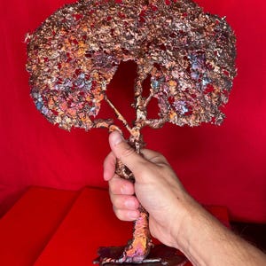 Beautiful Large Splash Copper Oak Tree Sculpture, Copper Art, Arizona ...
