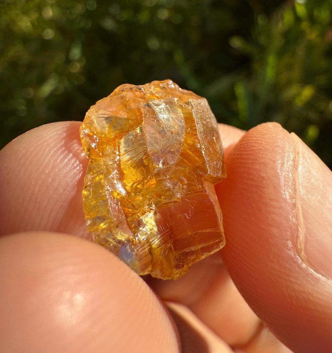 Rare Golden Brazilian Phenacite Crystal 1.72g, 8.6 Carats, High ...