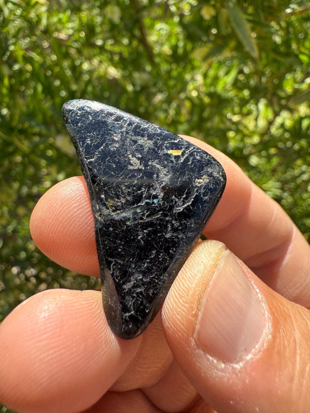 Nuummite Stone, Natural Nuummite, Greenland, Reiki, Rock Collection ...