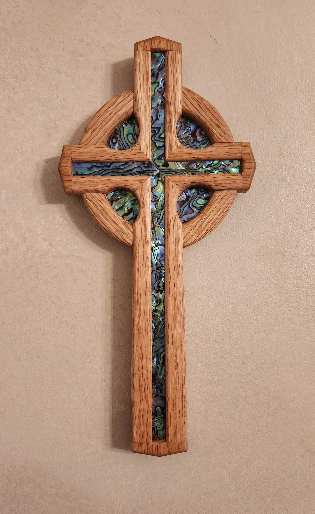 Celtic Wall Cross, Oak - Etsy