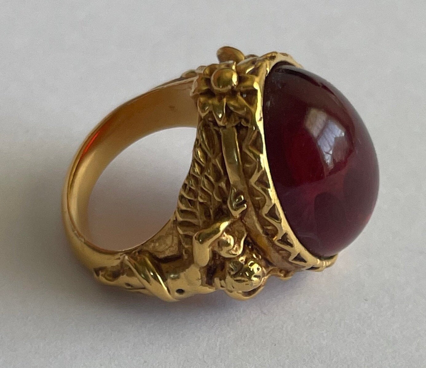 Elizabeth Taylor Avon Gilded Age Collection Cherub Red - Etsy