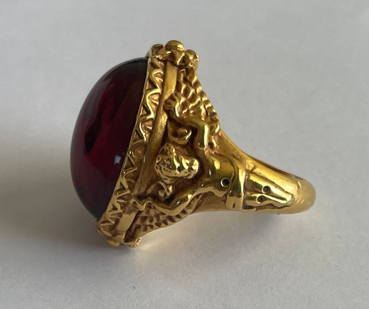 Elizabeth Taylor Avon Gilded Age Collection Cherub Red - Etsy