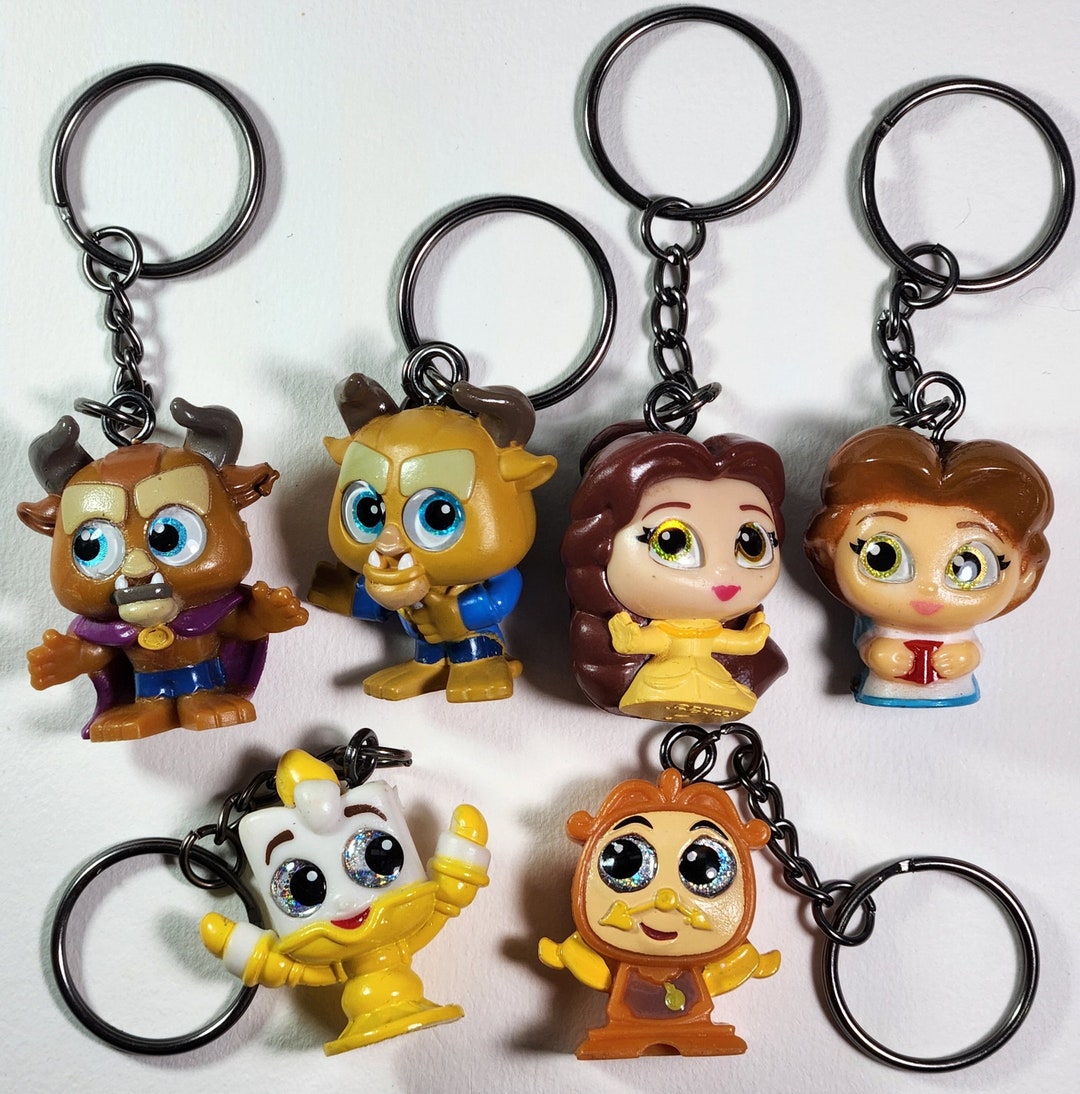 Beauty and the Beast Disney Doorable Keychain (1) - Etsy