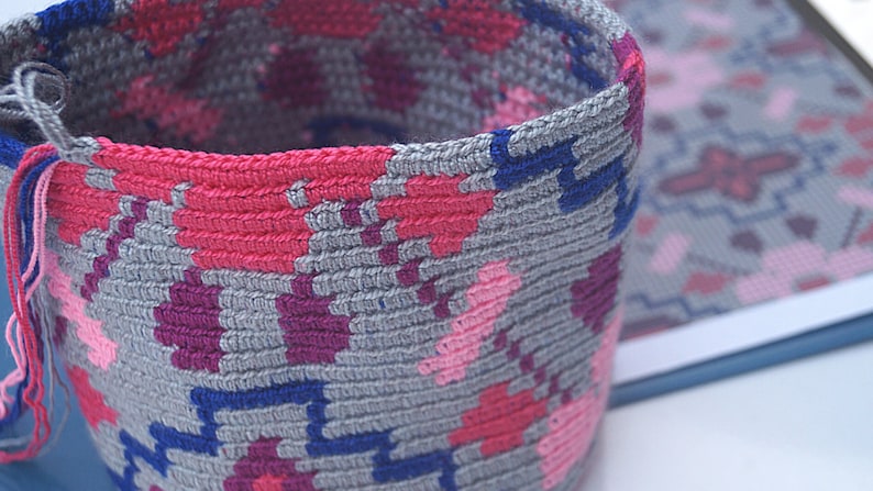 Wayuu Flowers Mini Bag Pattern - Etsy