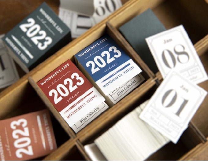 2023 Calendar Mini Calendar Small Calendar Pocket Calendar, Card, Junk ...