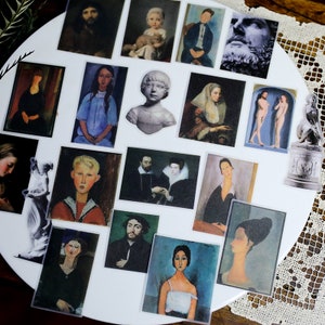Museum Sticker Art Gallery 60pcs/pack Vellum Paper Texture Thin ...