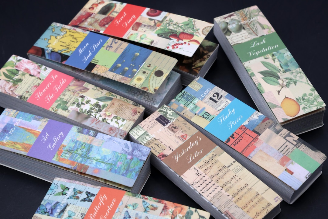 Mini Washi Sticker Booklet | Assorted Pattern Flower Plant Mucha ...