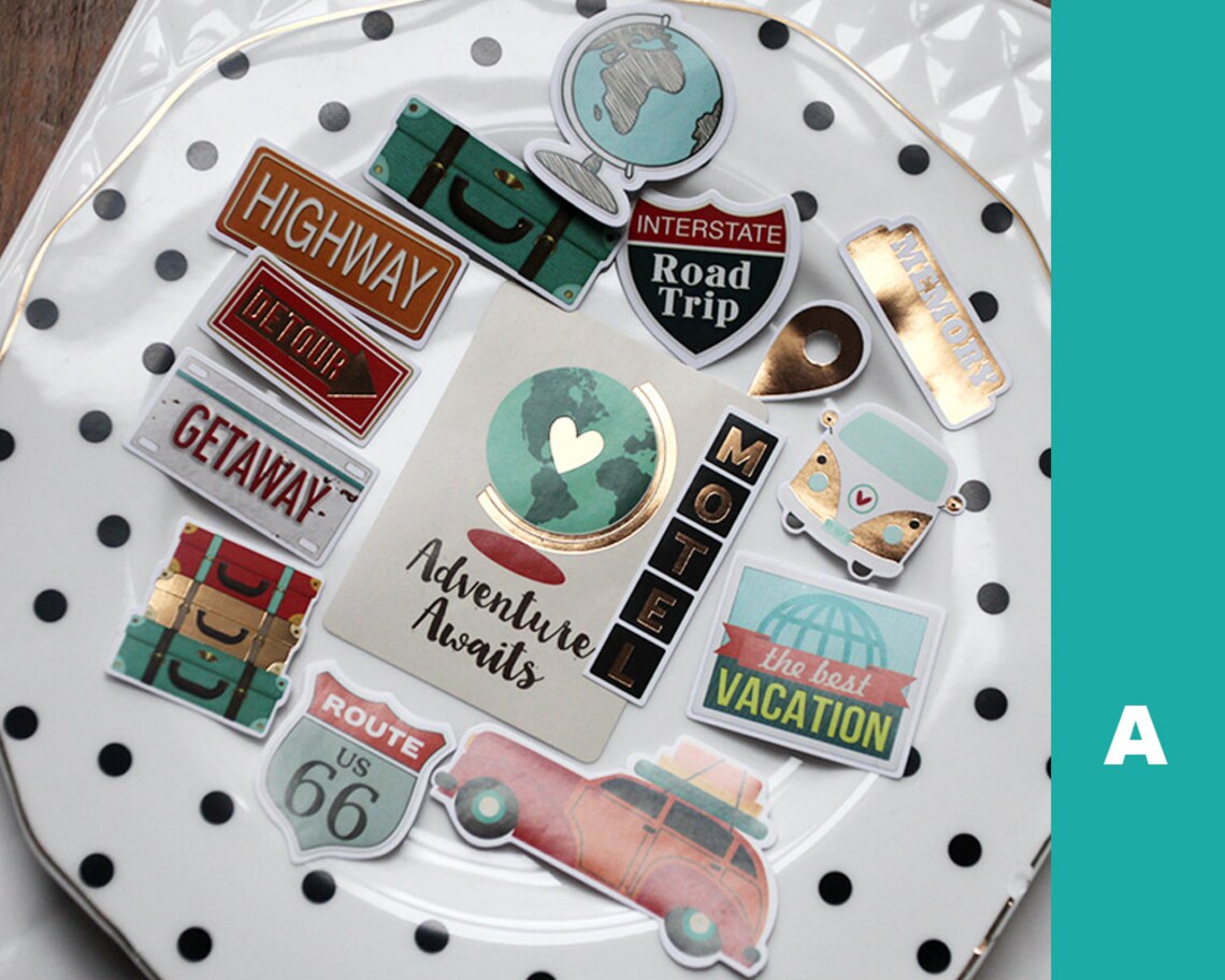 65pcs/pack travel trip themed Stickers Pack bojo sticker | Etsy