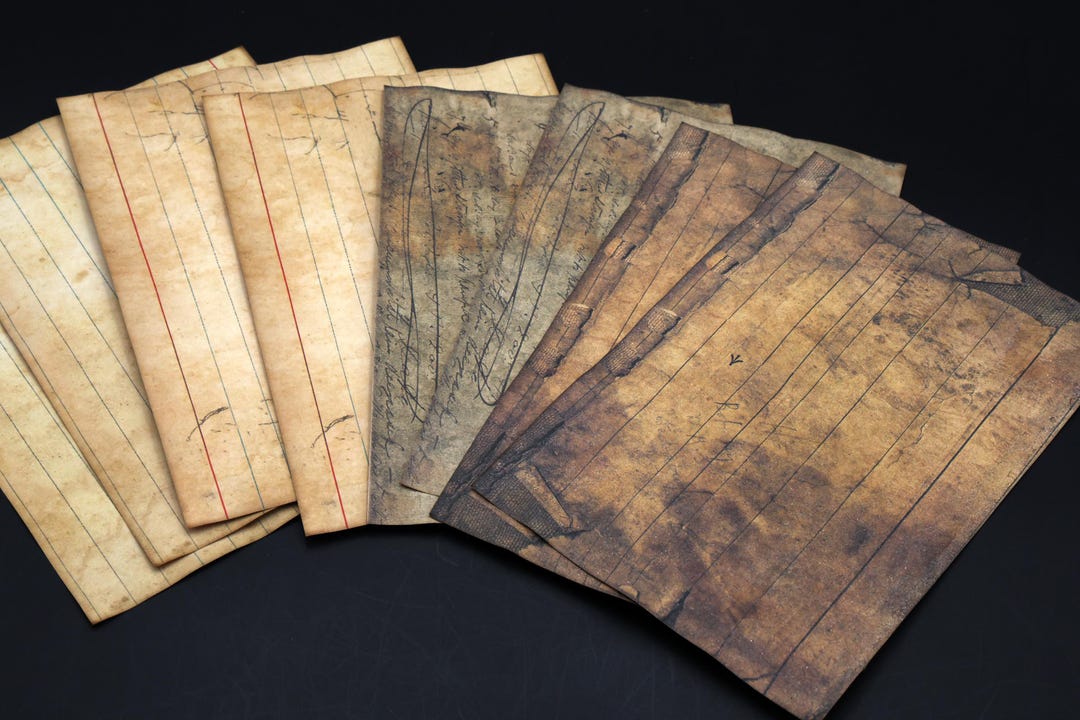 Junk Journal Paper Set | Retro Style Vintage Paper Set, Junk Journal ...