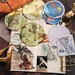 Vintage Map Themed Decorative Stickers Earth Planet Die Cut - Etsy