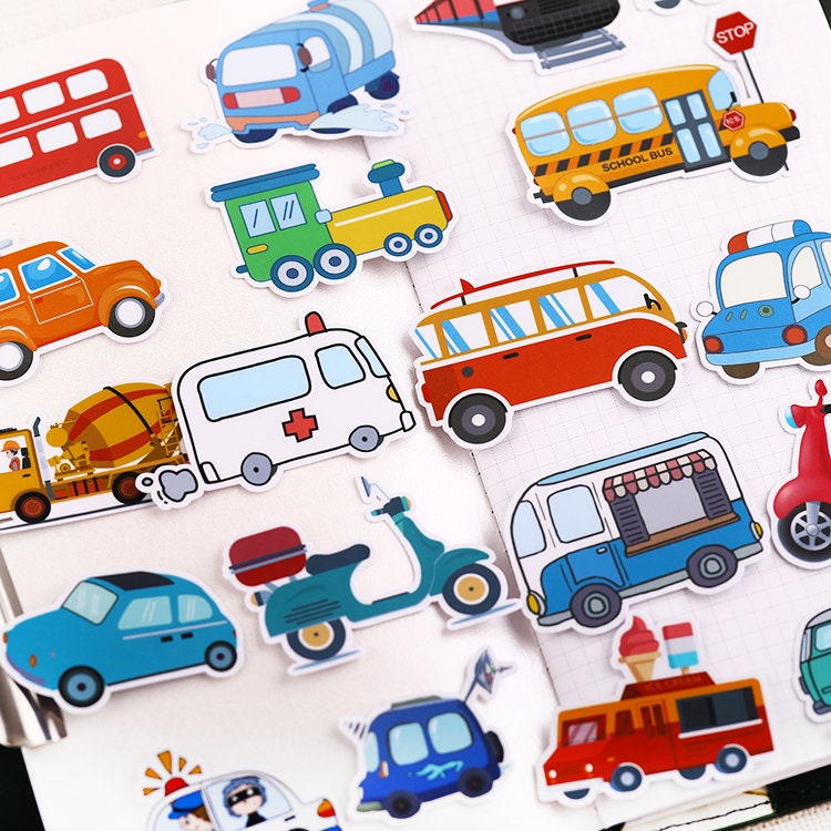 Cute Car Stickers Road Trip Car Vendor Van Motor Vehicle Bus Minivan ...