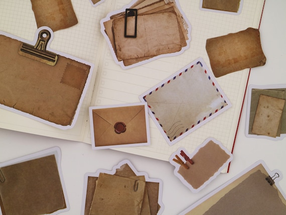 Writable 45pcs/pack Notice Note Board Envelope Stickers | Etsy