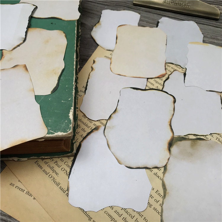 Burning Paper Edges Drawing