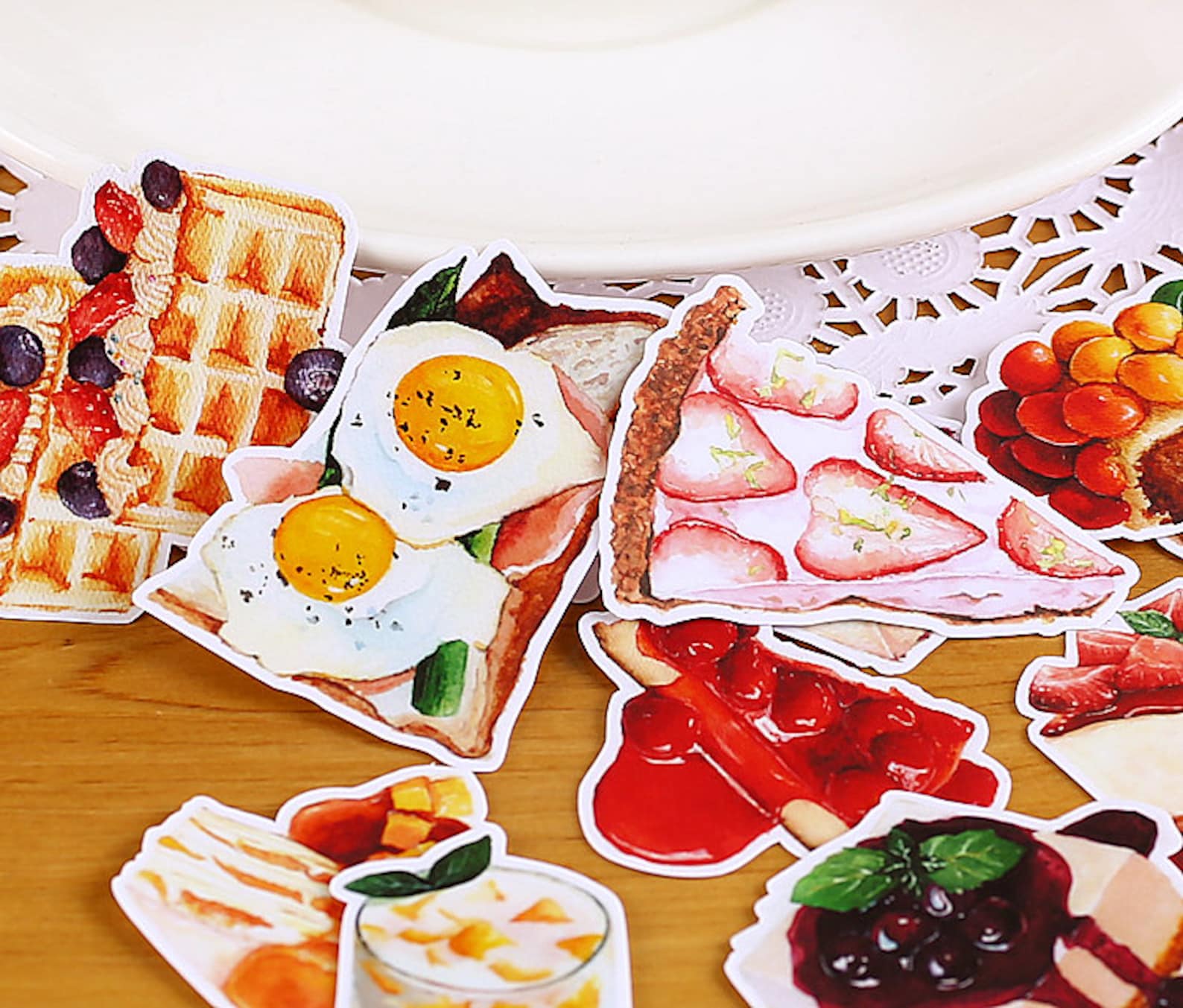 Sweets Stickers Dessert Food Candy Themed Sweets Pie Cake Decorative ...