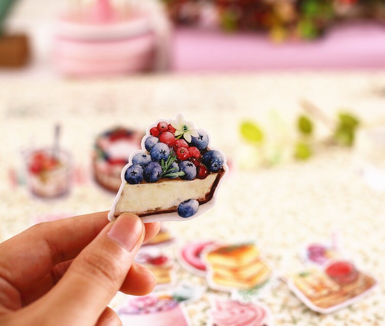 Sweets Stickers Dessert Food Candy Themed Sweets Pie Cake - Etsy