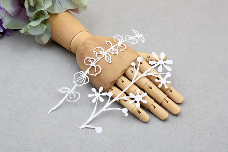 10PCS Assorted Lace Strips Paper Die-cuts, Lace Paper Cutting Thin Die ...