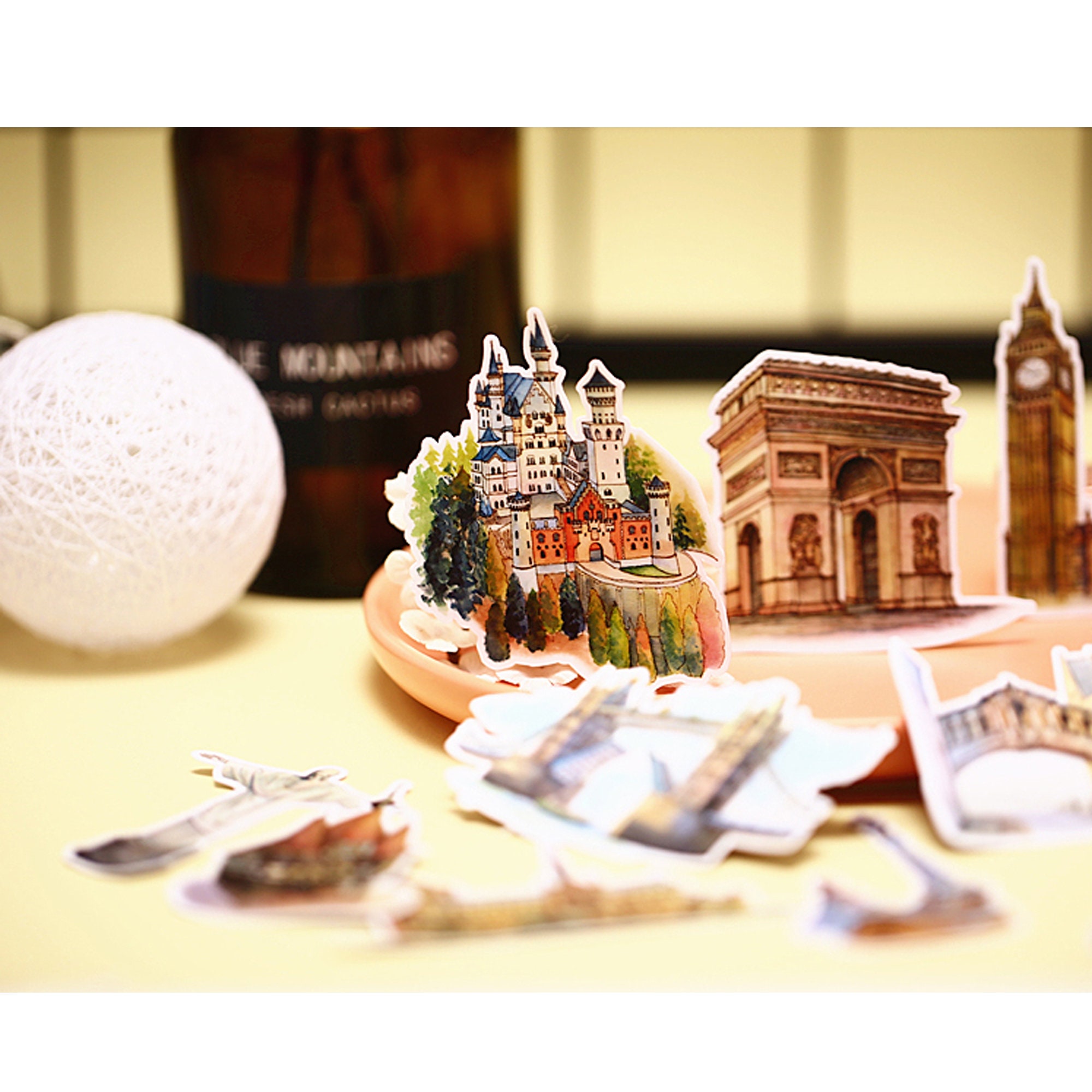 Travel Sticker Tourist Attractions Scenic Spots - Etsy