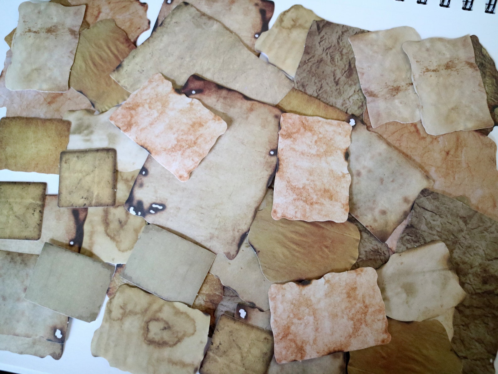 Writable 45pcs/pack Burned Paper Stickers Pack Bojo Sticker - Etsy