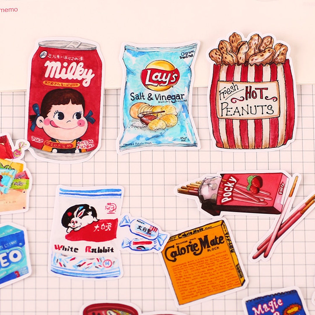 Snack Themed Coke Beer Decorative Stickers, Die Cut Stickers ...
