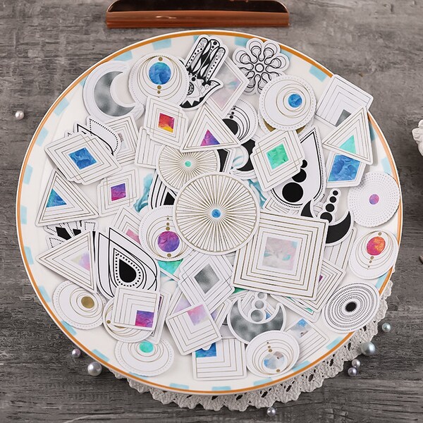 Geometric Stickers - Etsy