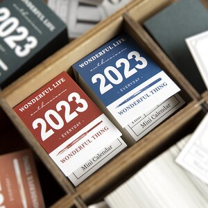 2023 Calendar Mini Calendar Small Calendar Pocket Calendar, Card, Junk ...