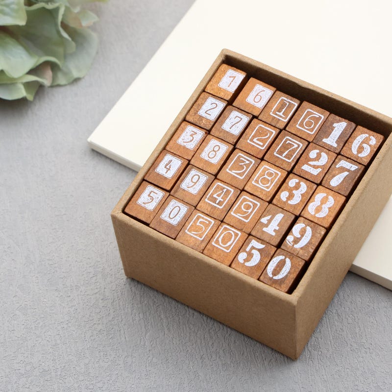 Number Stamps - Etsy